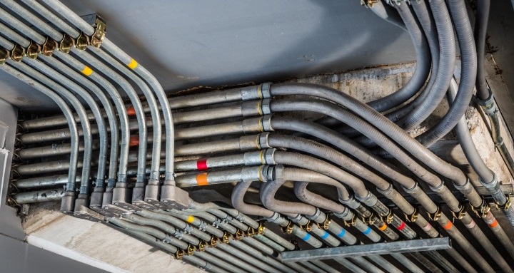 Control Panel and Electrical Junction Box Installation Electrical Work ...