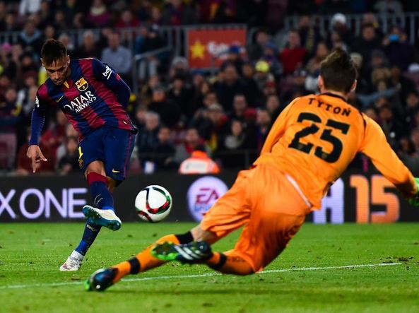 Lionel Messi Luis Suarez And Neymar Display Incredible One Touch