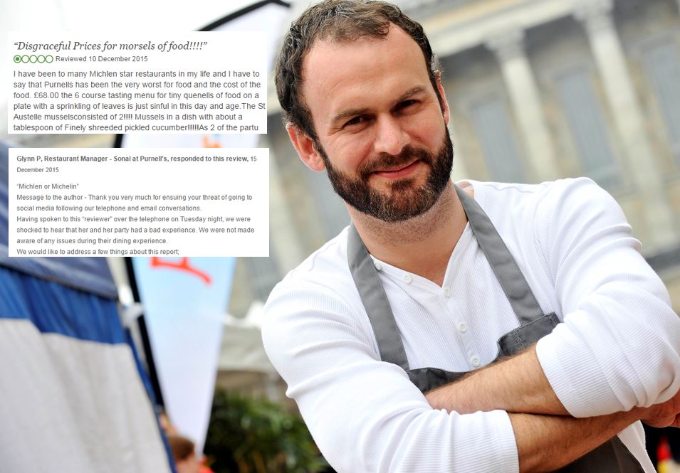 Michelin-starred chef Glynn Purnell rips into TripAdvisor review ...