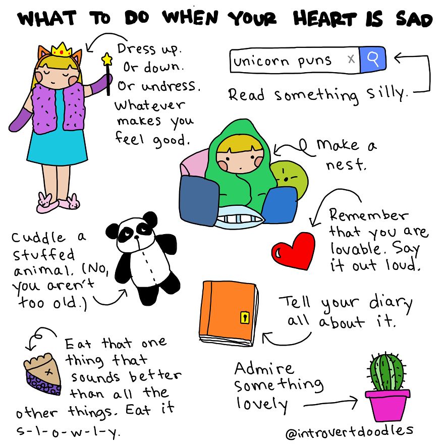 Introvert Doodles by Marzi show exactly what it's like to have anxiety ...