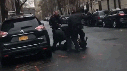 Shocking video shows two cops viciously batter suspect as he lies on ...