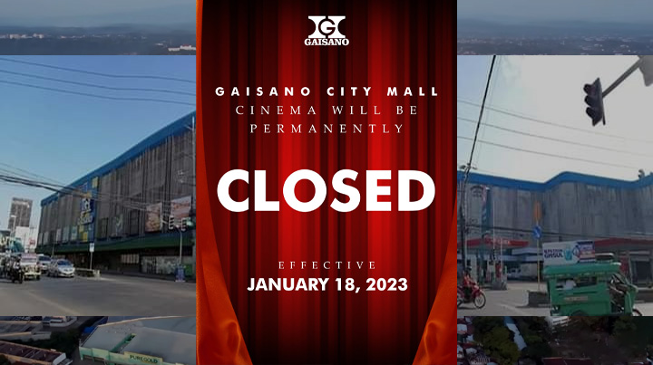 Gaisano City Mall Cinemas shut down for good effective January 18 ...