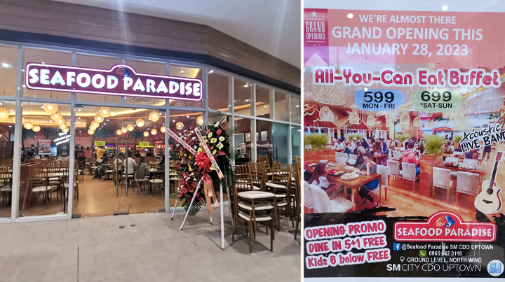 Seafood Paradise All-You-Can-Eat Buffet opens tomorrow, January 28 ...