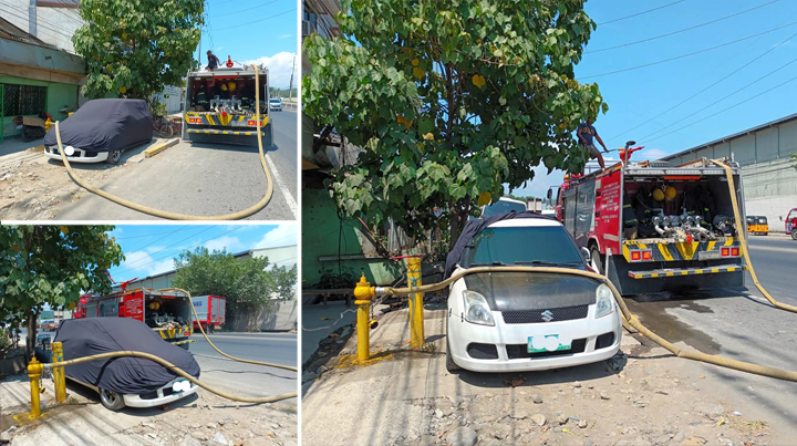 RANDOM SHOTS: BFP reminds public not to park in front of fire hydrant ...