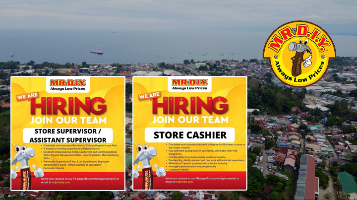 Mr DIY Puerto branch opening soon; now urgently hiring - PROGRESS WATCH ...