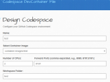 Codespace Designer Build A Codespace Devcontainer File