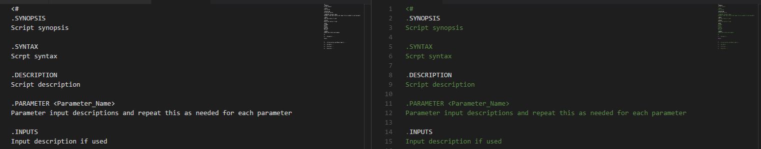 Using VSCode snippets to apply your script template – ConfigMgr with Necro Monkey