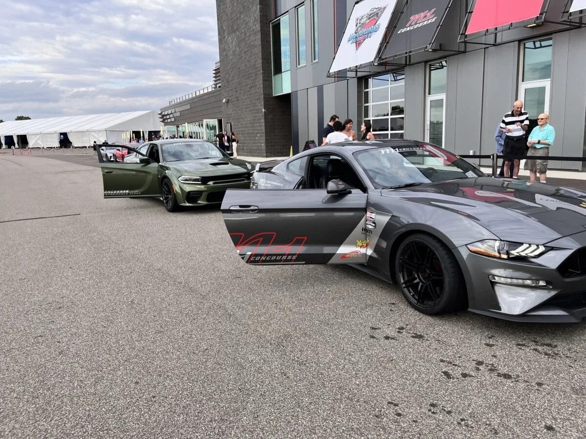 Flying Around the M1 Concourse Track In A Dodge Challenger Hellcat [Video]
