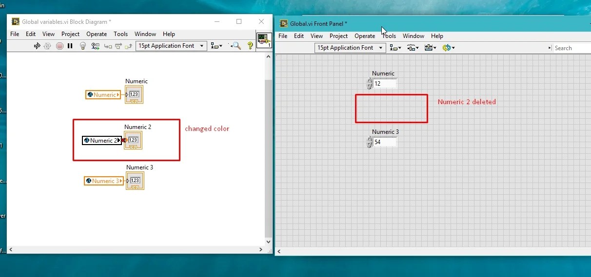 Global Variables In Labview Tutorial 14 Microcontrollers Lab