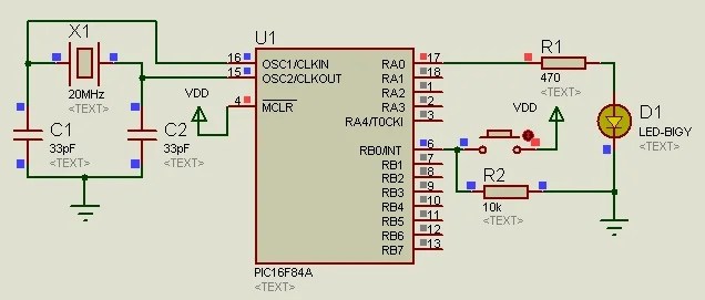PIC16F84A Microcontroller introduction and features