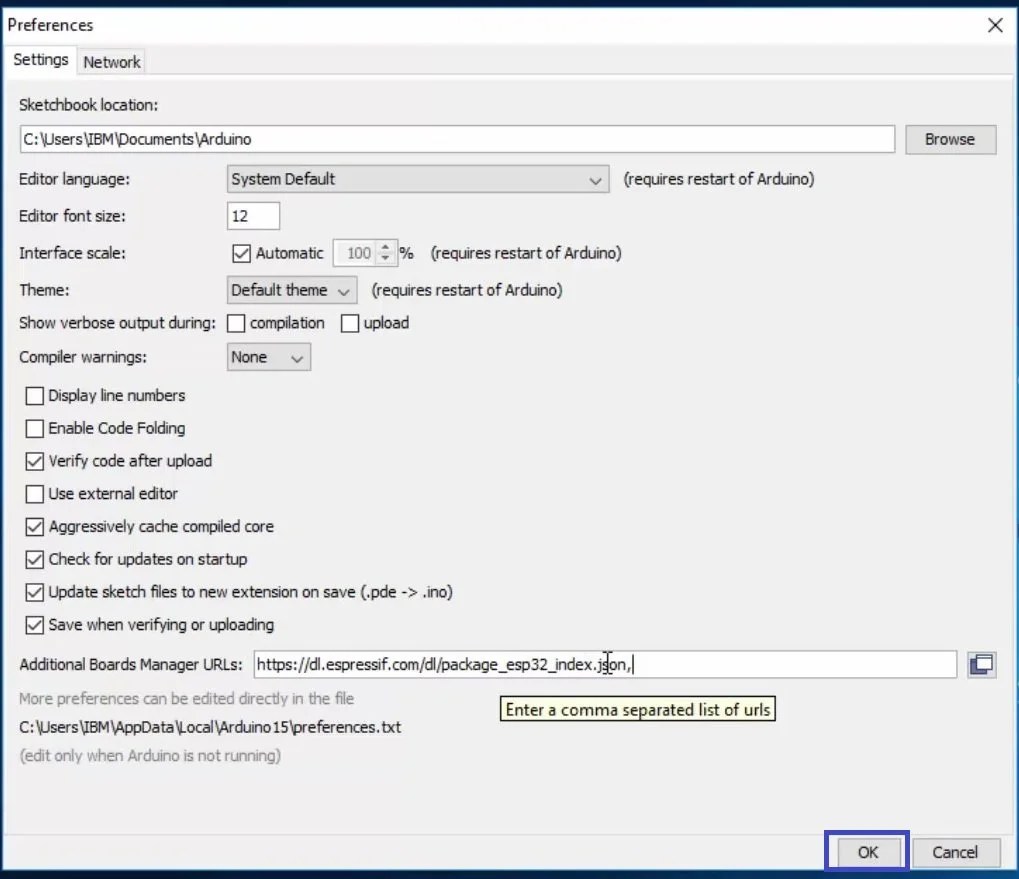 How To Install Esp32 In Arduino Ide 232