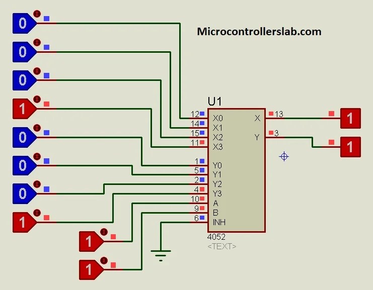 CD4052 Mux/Demux Pinout, Working, Examples, Application, Datasheet