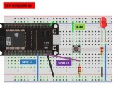 Push Button With Esp32 And Esp8266 Using Micropython Digital Input