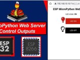 Esp32 Esp8266 Micropython Web Server Microcontrollers Lab