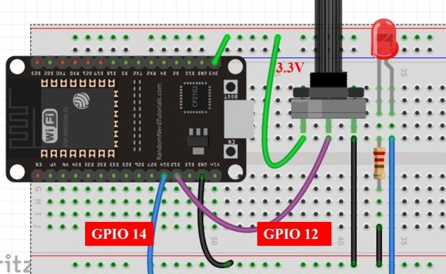 Micropython Pwm With Esp32 And Esp8266 Led Fading Example – Theme Loader