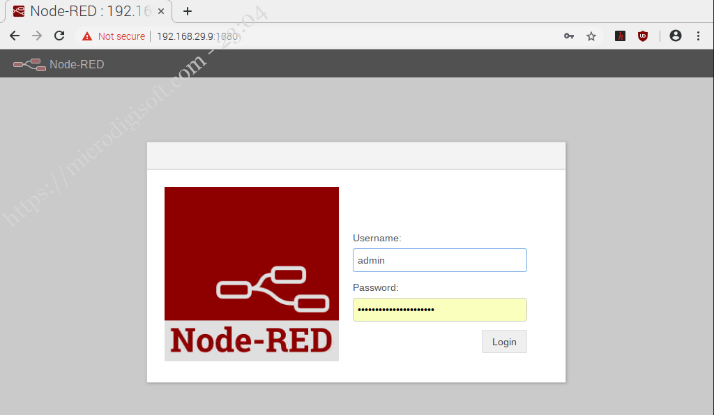 Node-Red : Securing Node-RED - microdigisoft.com