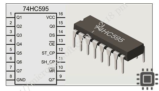 How to use 74HC595 Shift Register with Arduino? | microdigisoft.com