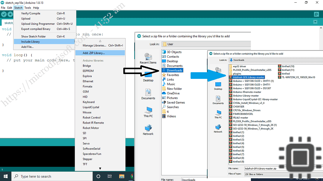 Interfacing SSD1306 OLED display with Arduino | microdigisoft.com