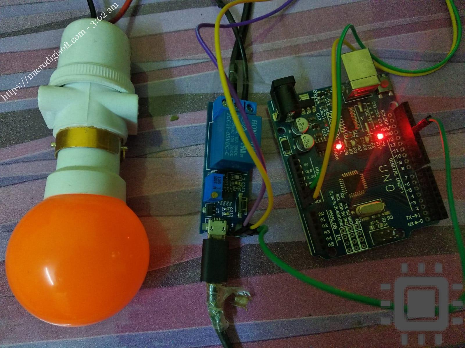 Interfacing 5V Relay Module with Arduino | microdigisoft.com
