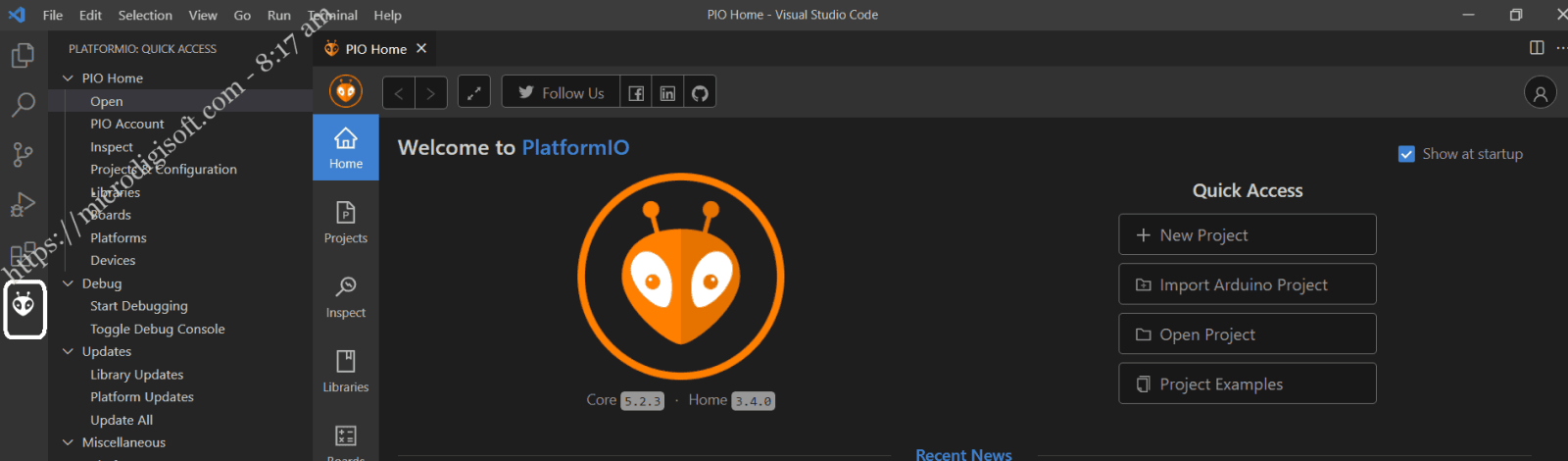 ESP32-ESP8266 Board with VS Code and PlatformIO IDE | microdigisoft.com
