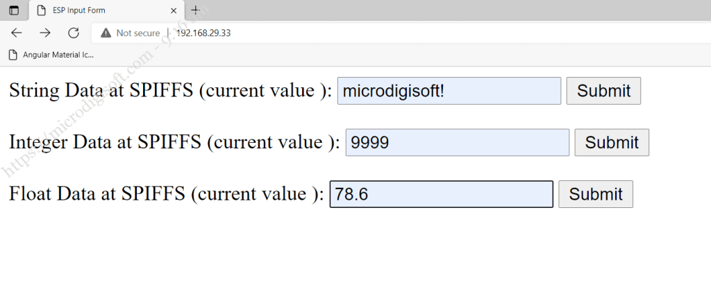 Esp32esp8266 Passing Input Data On Html Form Web Server