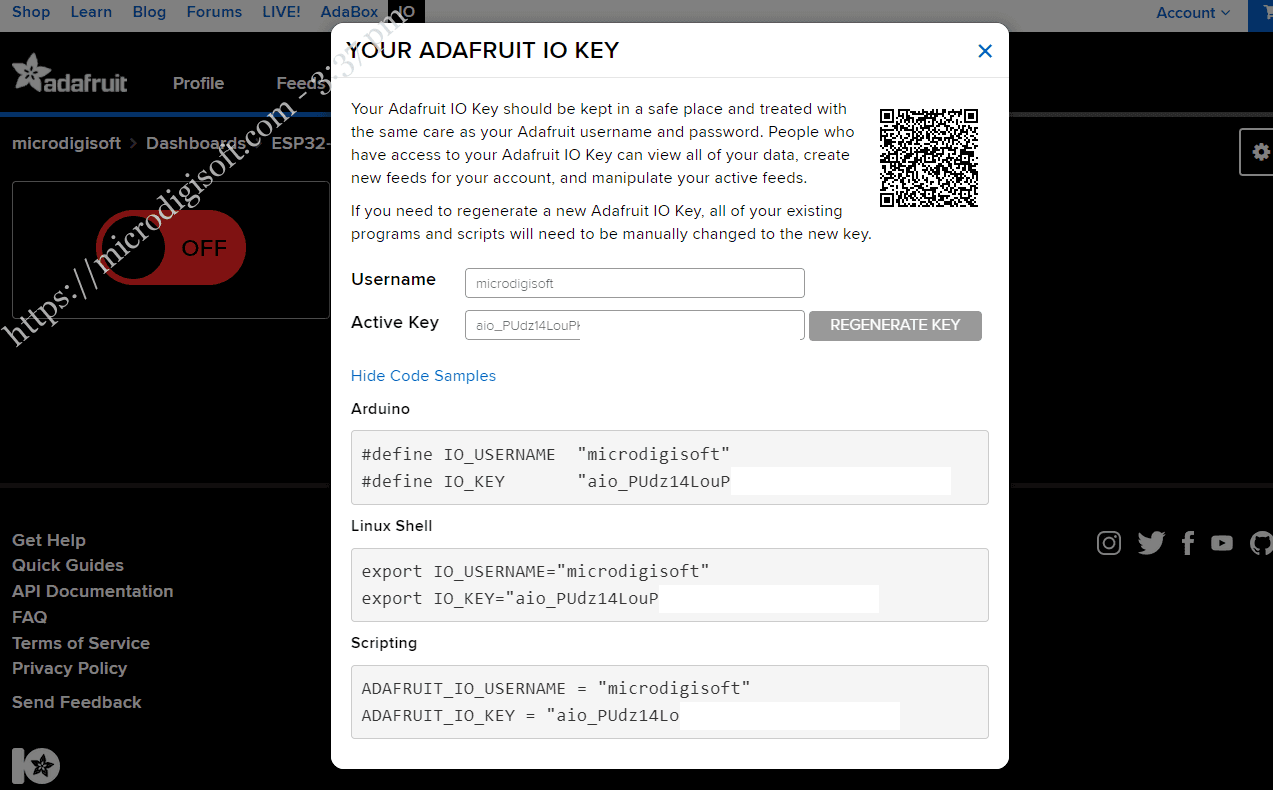 ESP32 With Google Assistant and Adafruit IO Using Arduino IDE | microdigisoft.com