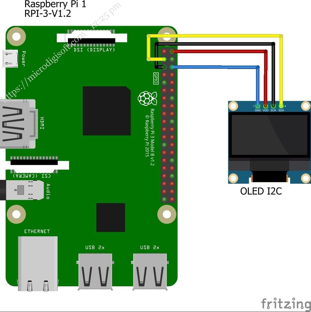 MPU6050 (Accelerometer+Gyroscope) Sensor with Raspberry Pi