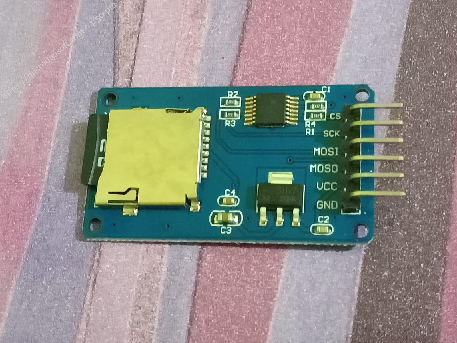 MicroSD Card with Arduino UNO - microdigisoft.com