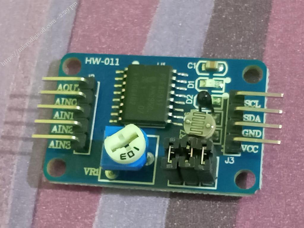 Interfacing PCF8591 ADC/DAC Module with Arduino