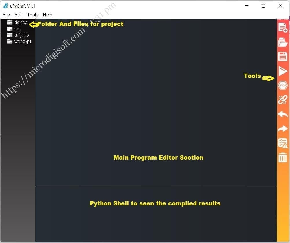 Getting Started-Raspberry Pi Pico-uPyCraft and MicroPython | microdigisoft.com