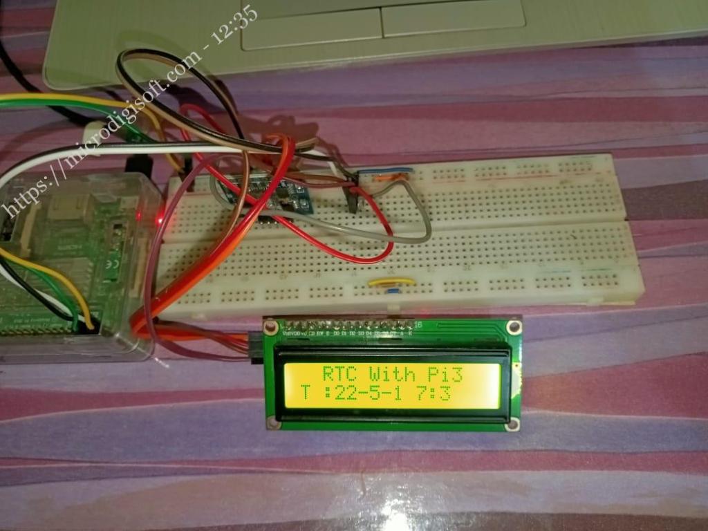 Interfacing RTC DS1307 Module with Raspberry Pi Using Python ...
