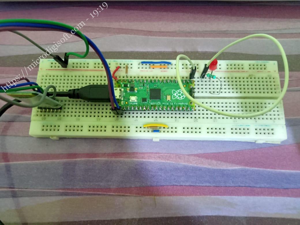 HC-05 Bluetooth with Raspberry Pi Pico Using Micropython | microdigisoft.com