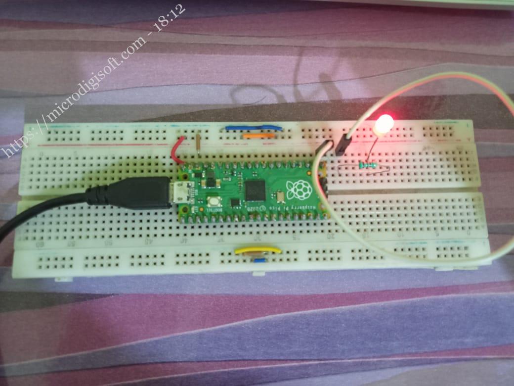 Delay with Timers in Raspberry Pi Pico using MicroPython | microdigisoft.com