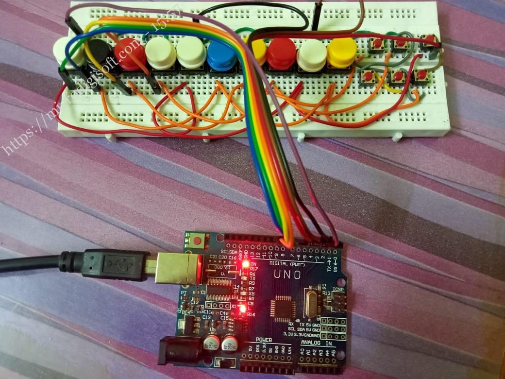 4x4 Matrix and 4x3 Matrix Keypad Module with Arduino Uno | microdigisoft.com