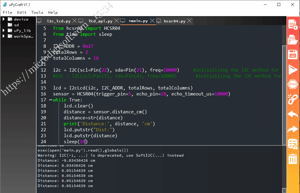 Micropython Hc Sr04 Ultrasonic Sensor With Esp32 Esp8266