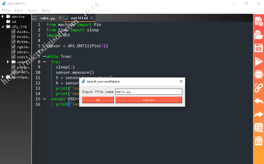 Micropython Interfacing Dht11dht22 Sensor With Esp32 Esp8266 8749
