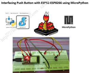 Interfacing Push Button with ESP32-ESP8266 using MicroPython | microdigisoft.com