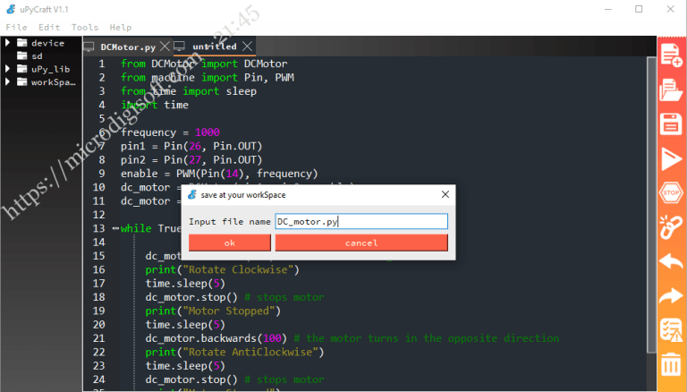 MicroPython: Control DC Motor using L298N Driver with ESP32 and ESP8266 ...