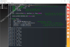 MicroPython: BME280 and SSD1306 OLED with ESP32-ESP8266 to Measure Temperature, Humidity, and ...