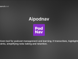 Aipodnav Is Now On Microlaunch