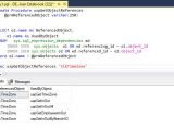 Microsoft Sql Sample Code Finding Object References Dependencies