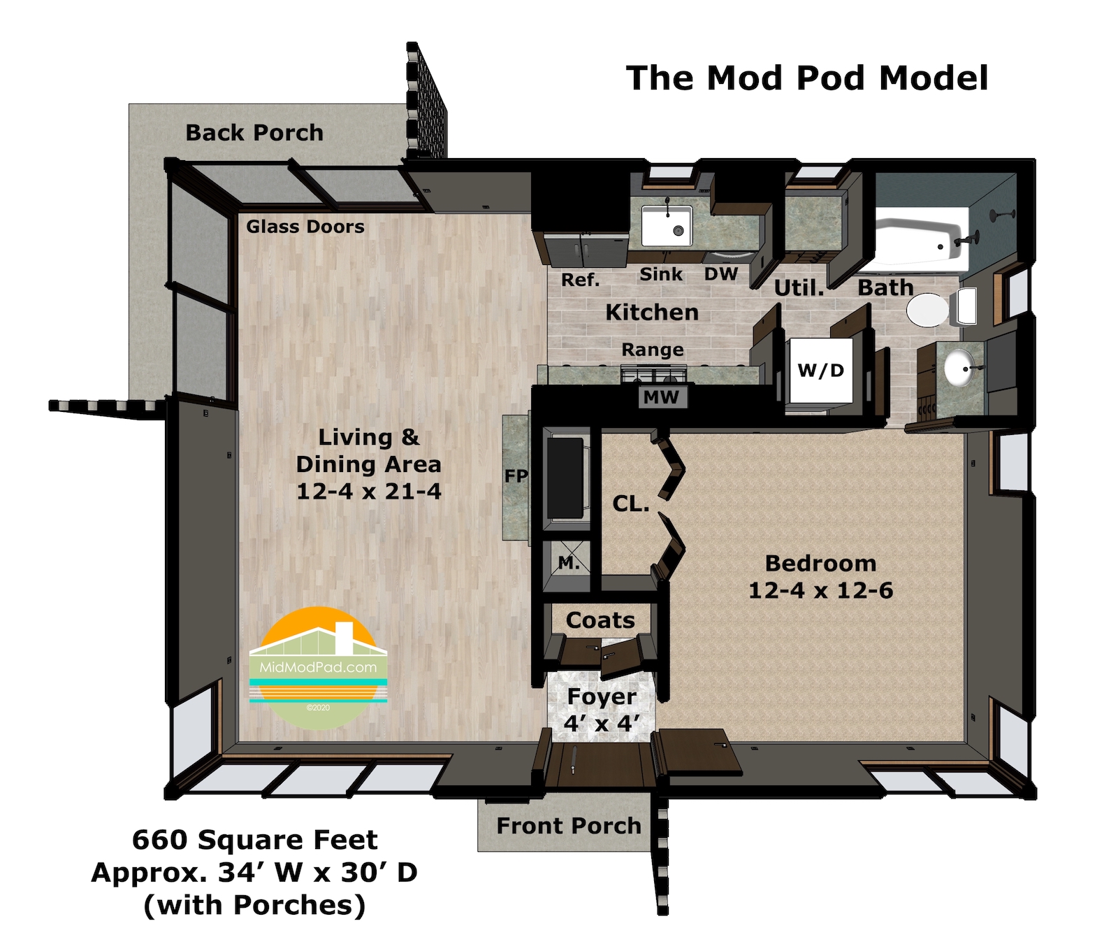 Mod Pod - Mid Mod Pad