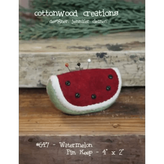 Watermelon Pin Keep Midway Wool