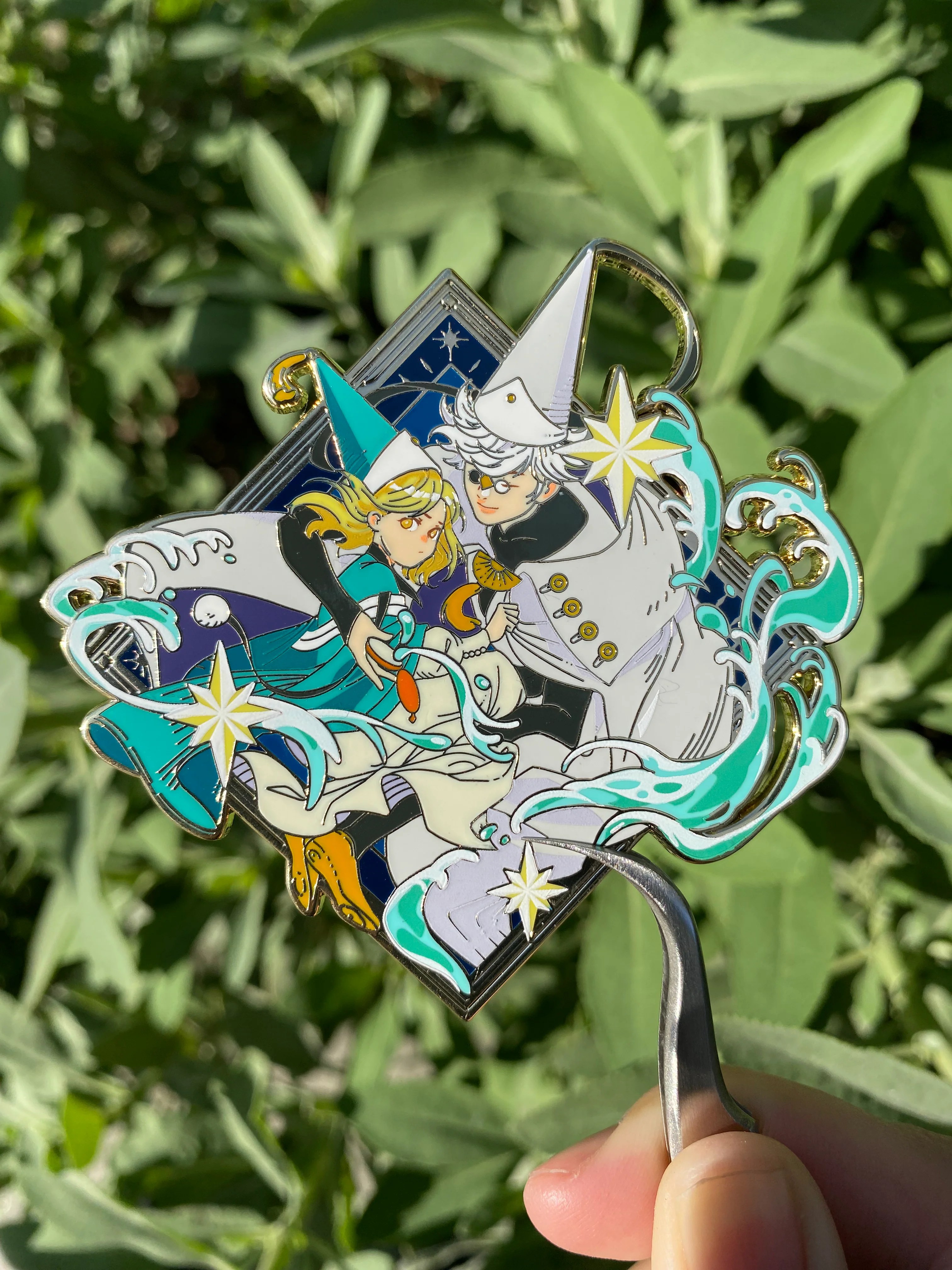 Witch Hat Atelier Coco And Qifrey Enamel Pin Mieumiso