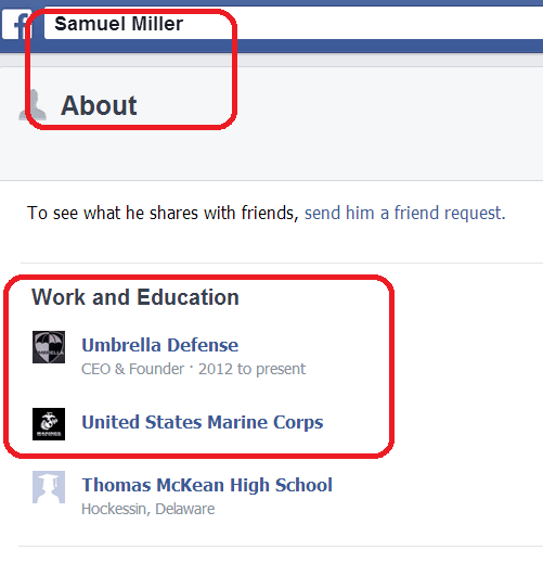 Samuel Miller , US Marine Retired Gunnery Sergeant POSER , Blog of Shame