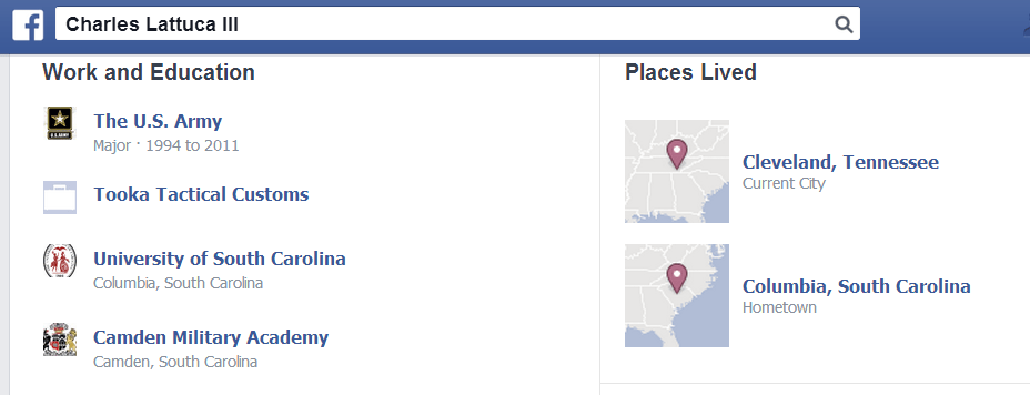 Charles Lattuca III , US Army Ranger , Major , POSER , Blog of Shame