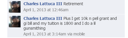 Charles Lattuca III , US Army Ranger , Major , POSER , Blog of Shame