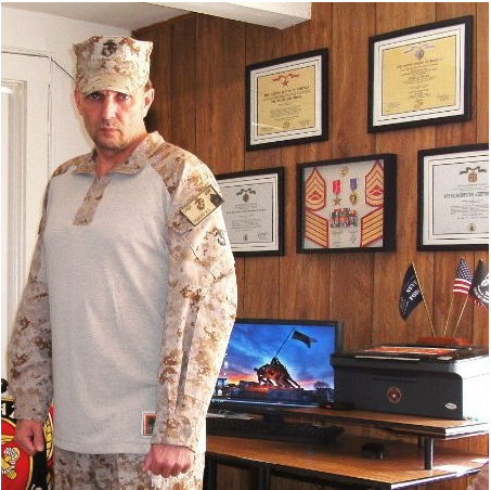Anthony Goddard aka Andy Goddard, USMC , Retired Gunnery Sgt. Bronze ...