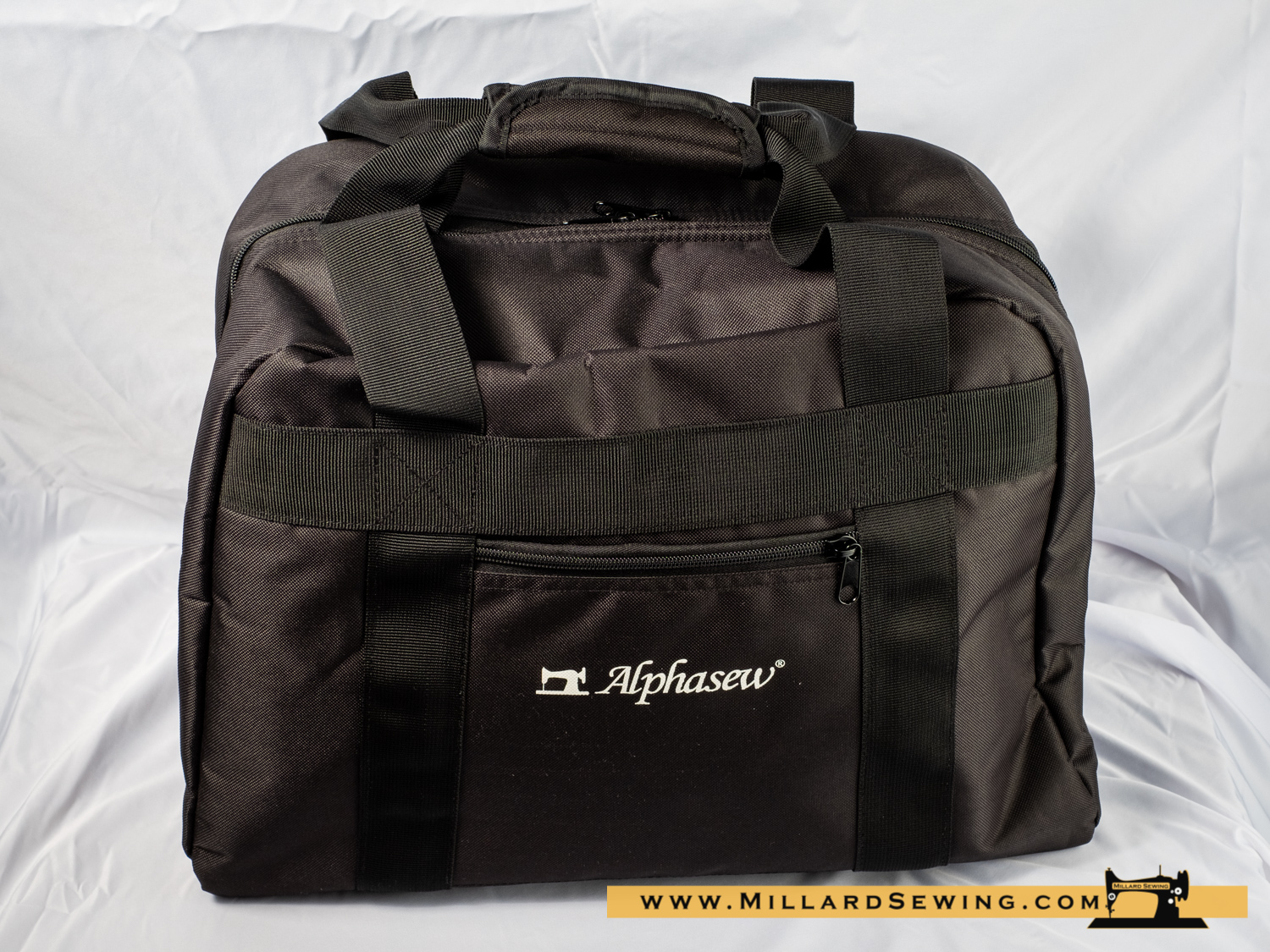 Portable Canvas Sewing Machine Carrying Case Bag in Black – Millard ...