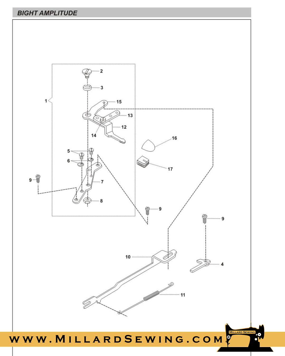Arm Tension Spring for Singer Multiple Models – Millard Sewing Center